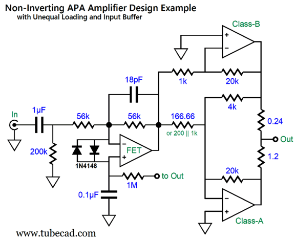 Asymmetrical Parallel Amplifier